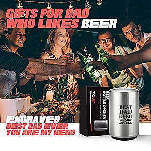 ZAVIT BEST DAD EVER Bottle Opener+Multitool Knife, Gifts for Dad, Dad Birthday Gift, Gifts Idea for Dad.