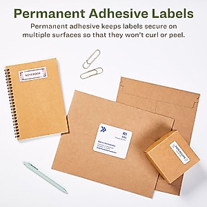 Avery EcoFriendly Recycled Address Labels, 1" x 2-5/8", White, Permanent Label Adhesive, 750 Printable Labels (48160)