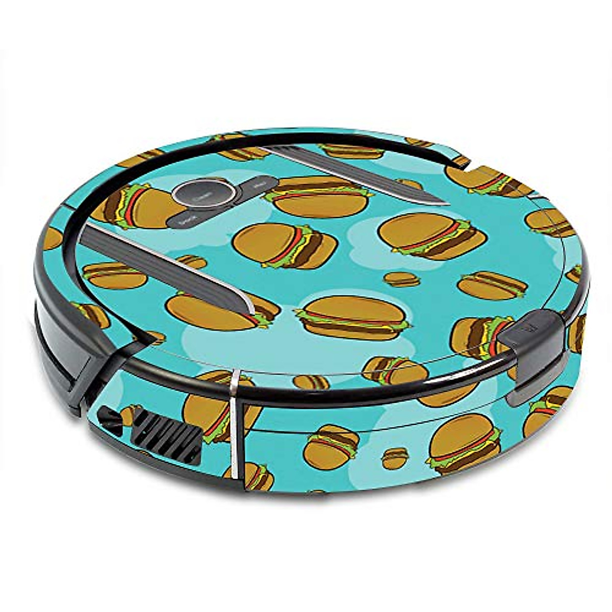 MightySkins Skin Compatible with Shark Ion Robot R85 Vacuum - Burger Heaven | Protective, Durable, and Unique Vinyl Decal wrap Cover | Easy to Apply, Remove, and Change Styles | Made in The USA