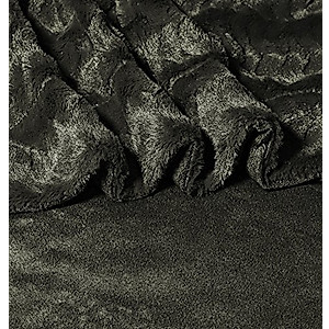 Swift Home Micro-Mink Full/Queen Faux Fur Blanket, Mink