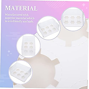 SOLUSTRE Cup Cake Paper Cup 2pcs Packaging Boxes Cupcake Box Mini Muffins Clear Container Mini Paper Cups Cheesecake Holder Containers Clear Cupcake Holder Tart Boxes Cupcake Boxes Fine