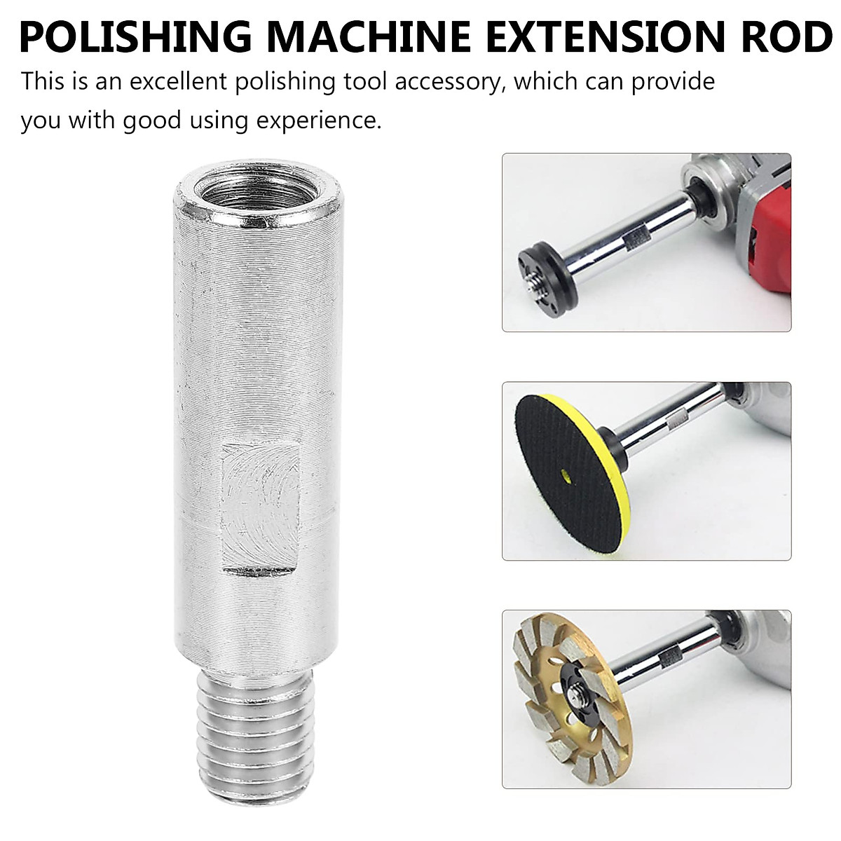 Thread Angle Grinder Extension Polishing Machine Extension Rod Useful Angle Grinder Adapter Rod Accessory