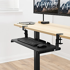 VIVO Steel Height Adjustment Kit Brackets for Computer Keyboard and Mouse Trays, Fits MOUNT-KB05A, MOUNT-KB05D, MOUNT-KB05E, and More, Black, MOUNT-KB5SP