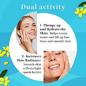 TruSkin Hyaluronic Acid Serum for Face + 7 Ultra Hydrating Ingredients – Best Face Serum for Moisturizing, Plumping Skin & Smoothing the Look of Fine Lines, 1 fl oz