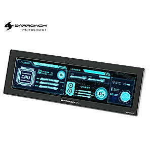 Barrowch External Expansion Display Screen with 8.8 Inches 1920 * 480px Multifunction Synchronous Monitoring Interface (FBEHD-01)
