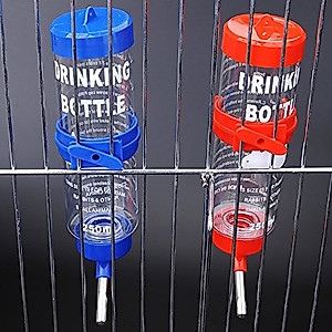 carduran Pet Water Bottle Hanging Drinking Bottle Automatically Feeding Water for Hamster Mice Gerbil Rat Chinchillas Guinea Pig Squirrel Rabbit Small Animals Random Color