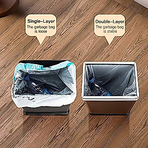 Huaqinglian 1.6Gallon Bathroom Trash Can with Lid,Small Pedal Kitchen Garbage Can,Office Bedroom Wastebasket Bin with Removable Liner Bucket.