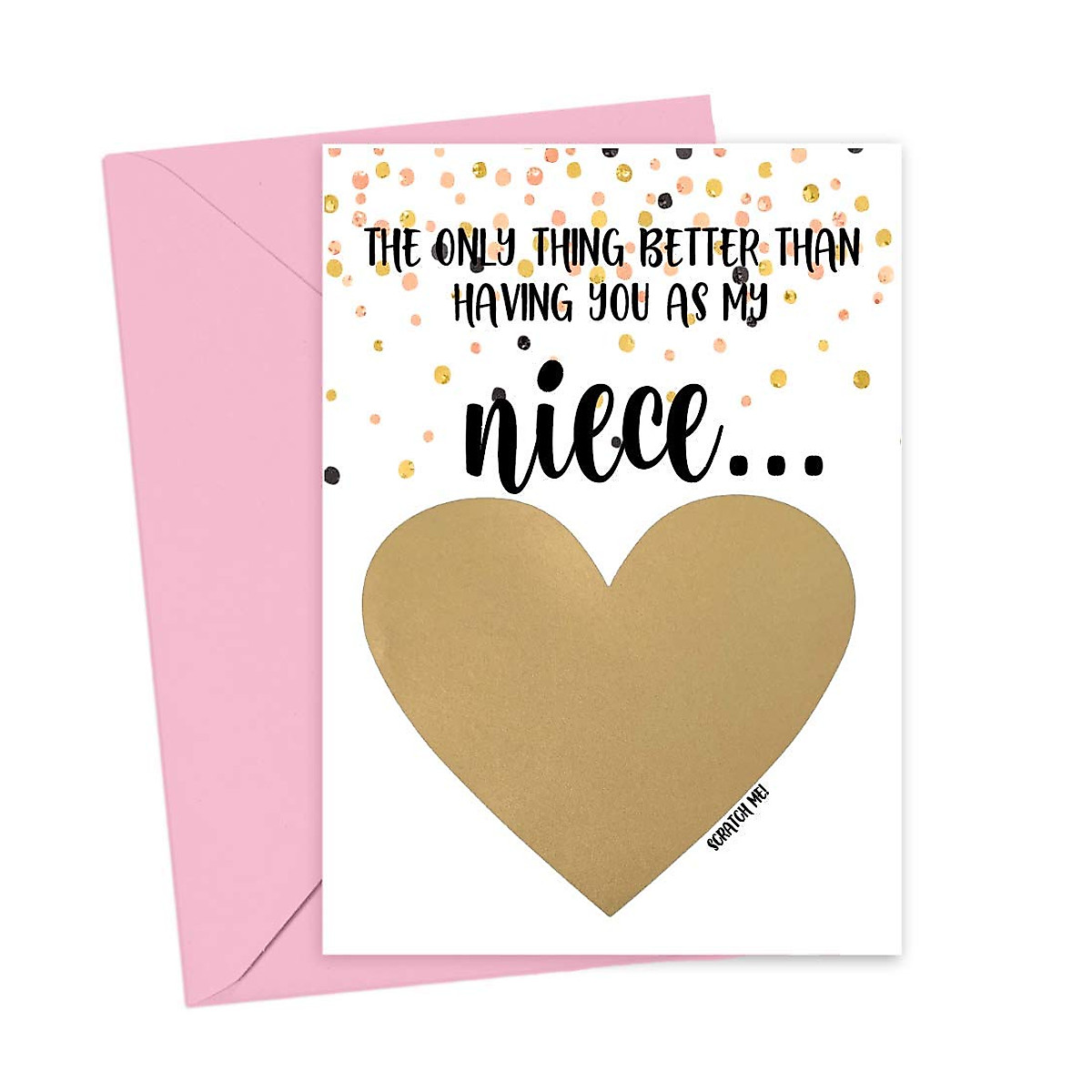 Will You Be My Junior Bridesmaid Scratch Off Card for Niece, Wedding Bridal Party Proposal Card From Aunt and Uncle, Bride and Groom (Niece Jr. Bridesmaid)