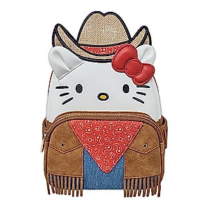 Loungefly Sanrio Hello Kitty Western Cosplay Womens Double Strap Shoulder Bag Purse