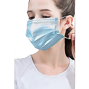 2,000pcs Disposable Face Masks- 3 Ply Breathable Mask For Adults (40 Packs of 50)