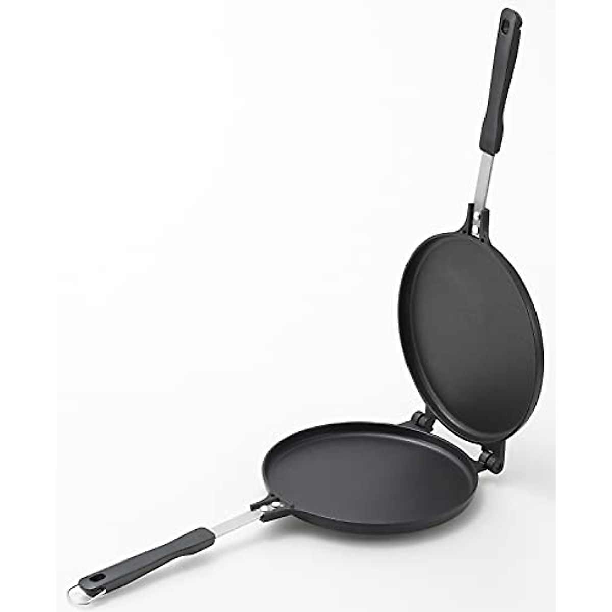 Yoshikawa SJ3208 Hot Sand Maker, For Gas Fire, Hot Multi Sandpan Total Length 16.3 x Diameter 7.1 x Height 1.3 inches (41.5 x 18.0 x 3.4 cm), Black, Outdoor Camping