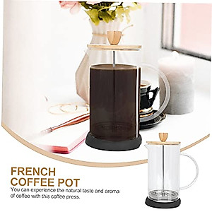 Zerodeko Coffee Maker Household Coffee Press Travel Tea Kettle Espresso Machine Espresso Coffee Maker Machine Espresso Maker Coffee Pot Portable Espresso Coffee Milk Maker Wood