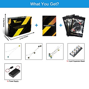 VONADO Light Kit Compatible with Lego Madrigal House 43202 (Lego Sets Not Included), Led Lights Compatible with Lego Princess Encanto House Building Toy