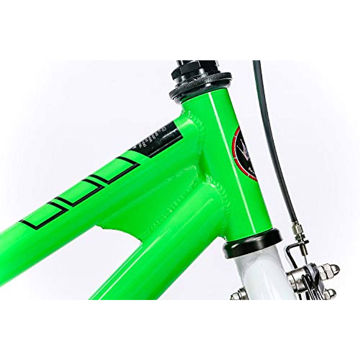 RoyalBaby Freestyle Kid’s Bike for Boys and Girls, 18 inch with Kickstand, Green (RB18B-6G)