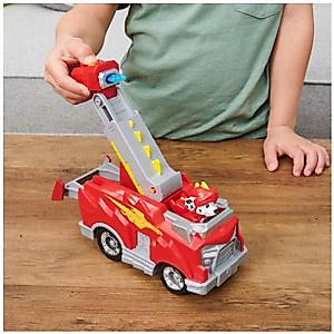 Paw Patrol, Rescue Knights Marshall Transforming Toy Car with Collectible Action Figure, Kids Toys for Ages 3 and up
