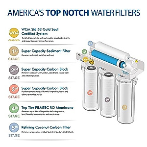 APEC Water Systems Ultimate RO-Hi Top Tier Supreme Certified High Output Fast Flow Ultra Safe Reverse Osmosis Drinking Water Filter System, 90 GPD