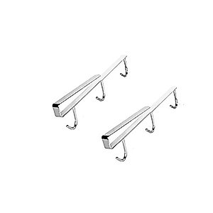Coffee Mug Holder - 304 Stainless Steel ，Cup Rack Under Shelf, Fit for The Cabinet 0.8" or Less(Primary Color, 2 Pieces)