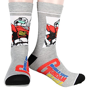 Mobile Suit Gundam Socks Mobile Weapons 5 Pack Adult Crew Socks