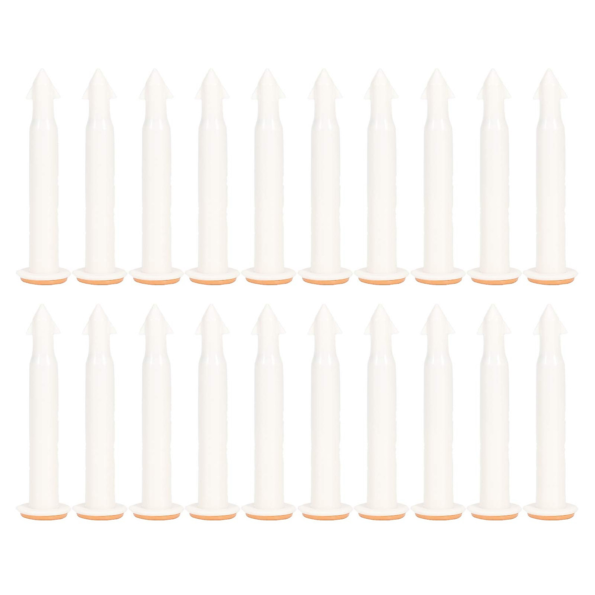 Qiilu Poultry Thermometer 20Pcs Poultry Roasted Chicken Thermometer Disposable Popping Up Temperature Meter for Cooking