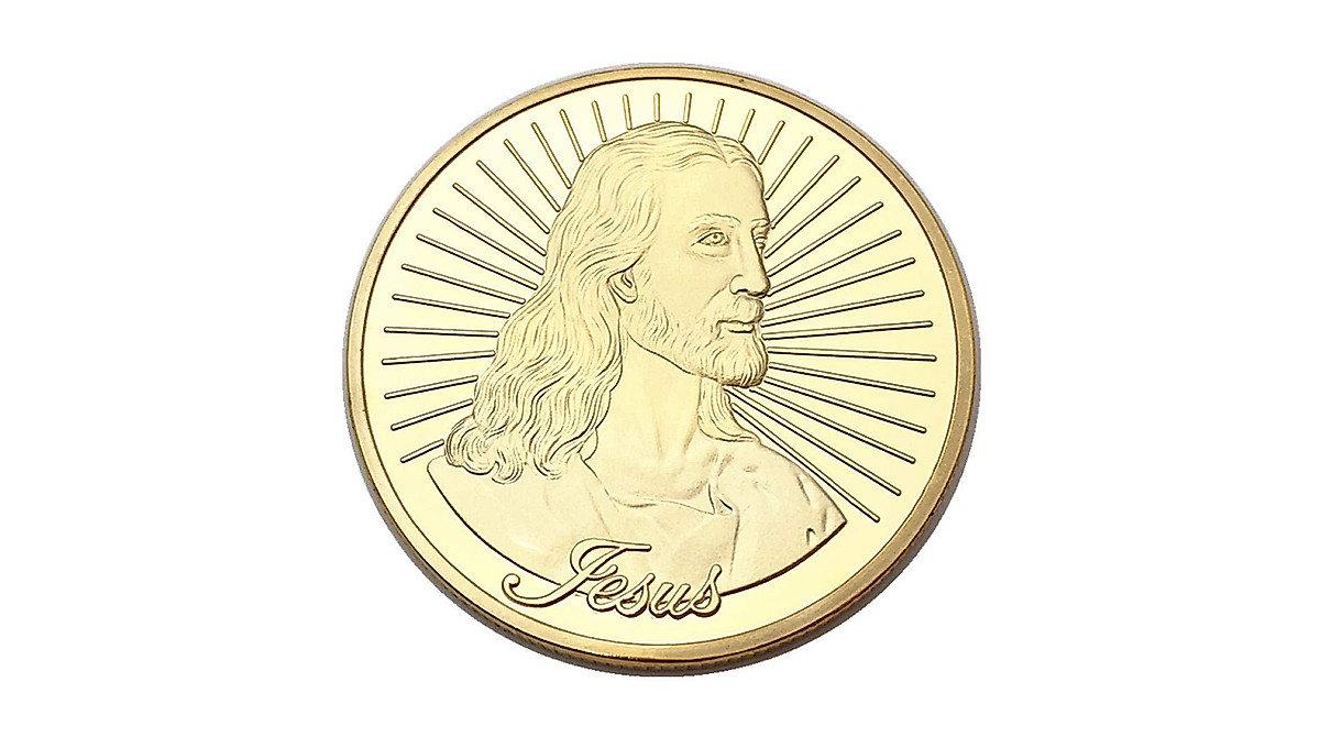 Gilded Commemorative Coin - Jesus Resurrection Collection