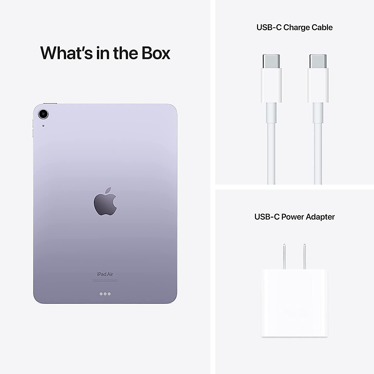 2022 Apple iPad Air (10.9-inch, Wi-Fi, 256GB) - Purple (Renewed)