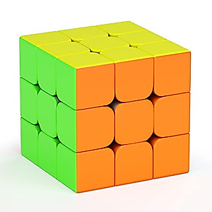 Full Size 3x3x3 Speed Cube Set, 2.2in Puzzle Party Favors Toy Stickerless Magic Cube Set, School Classroom Prize for Students, Birthday Party Stocking Stuffers Gifts for Kids Teens Adults (1 Pack)