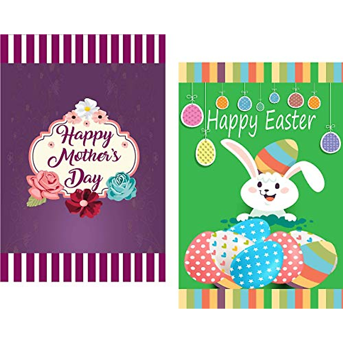 Seasonal Garden Flags Set of 10 Double Sided Halloween Fall Garden Flag, Small Festive Yard Flags for Holiday Outdoor Decorations 12.5x18 Inch for All Seasons and Holidays - Premium Quality Material