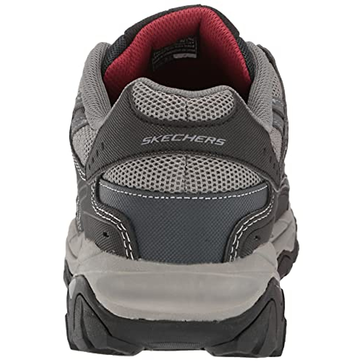 Skechers mens Afterburn Memory Foam Lace-up fashion sneakers, Navy, 10.5 X-Wide US