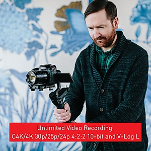 Panasonic LUMIX GH5M2, 20.3MP Mirrorless Micro Four Thirds Camera with Live Streaming, 4K 4:2:2 10-Bit Video, Unlimited Video Recording, 5-Axis Image Stabilizer DC-GH5M2 (Renewed)