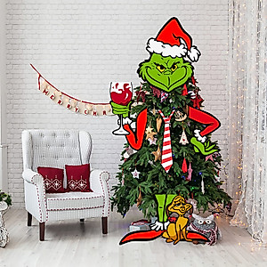 Christmas Tree Topper, Christmas Decorations for Xmas Tree, Christmas Tree Decor for Funny Christmas Themed Party Supplies