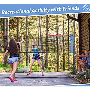 Gagalileo Pickleball Net, Portable Pickleball Net System, Adjustable Height Nylon Net with Carry Bag, 10x5.2 FT Suitable for Kids and Multiplayer Sports, Easy Setup