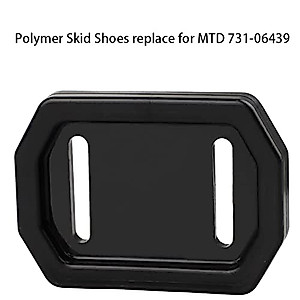 HPENP 2 Pack Snowblower Skid Shoes Slide Shoe with Mounting Hardware for 731-06439 Polymer Snow Blower Slide Shoe