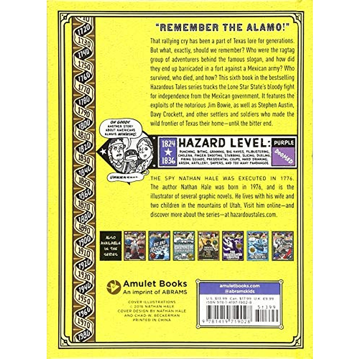 Alamo All-Stars (Nathan Hale's Hazardous Tales #6): A Texas Tale (Volume 6)