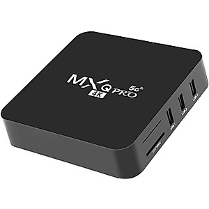 MXQ Pro 5G with Air Mouse & Voice Control 2024 Upgraded Android 13.1 Version Ram 2GB ROM 16GB TV Box H.265 HD 3D Dual WiFi 2.4G/5.8G Quad Core Android Smart TV Box