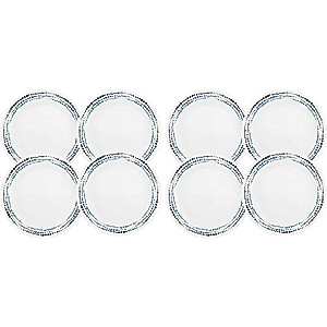Corelle Livingware Ocean Blues 10.25" Dinner Plate (Set of 8)
