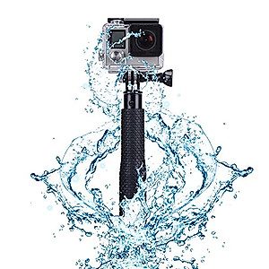 Vicdozia Camera Handle Grip Support Monopod Adjustable Pole Compatible with Go Pro Hero 8 7 6 5 4 3+ 3 Session AKASO SJCAM Xiaomi Yi DJI OSMO Action and More Sports Cameras