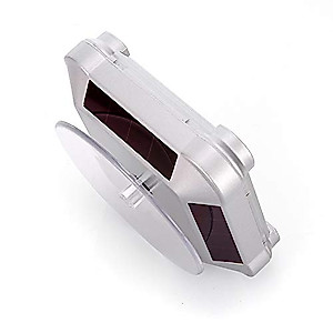 Solar Turntable 360° Rotating Stand, Double Used Rotating Display for UV Resin Curing Light LCD/SLA/DLP 3D Printer Solar Power Jewelry Spinner Watch Hobby Collection Shelf
