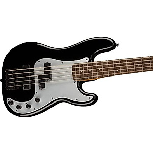 Squier Contemporary 5-String Precision Bass, Black, Laurel Fingerboard