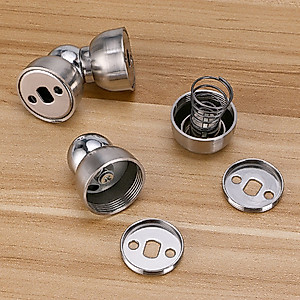 Sumnacon Powerful Magnetic Doorstop - 2 Pcs Stainless Steel Mini Door Stopper, Heavy Duty Magnetism Door Holder for Bedroom Bathroom Kitchen Home Office