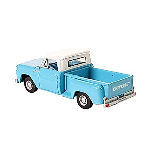 Oxford Diecast 87CP65001 1965 Chevrolet Stepside Pick Up light blue/white 1:87 HO Scale