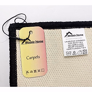 Wolala Home 2pcs Chefs Man Kitchen Rugs for Wood Floors Red Machine Washable Non-Slip Kitchen Rug Sets (1'3x2'0+1'3x4'0)