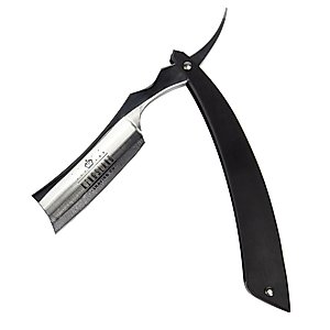 Straight Razor Shave Ready Hand Made Sharpened Vintage Wood Handle Steel Blade - Kingsland Shaving Co. - Professional Barber Approved Cut Throat Honed Straight Edge Blade Shaving Kit