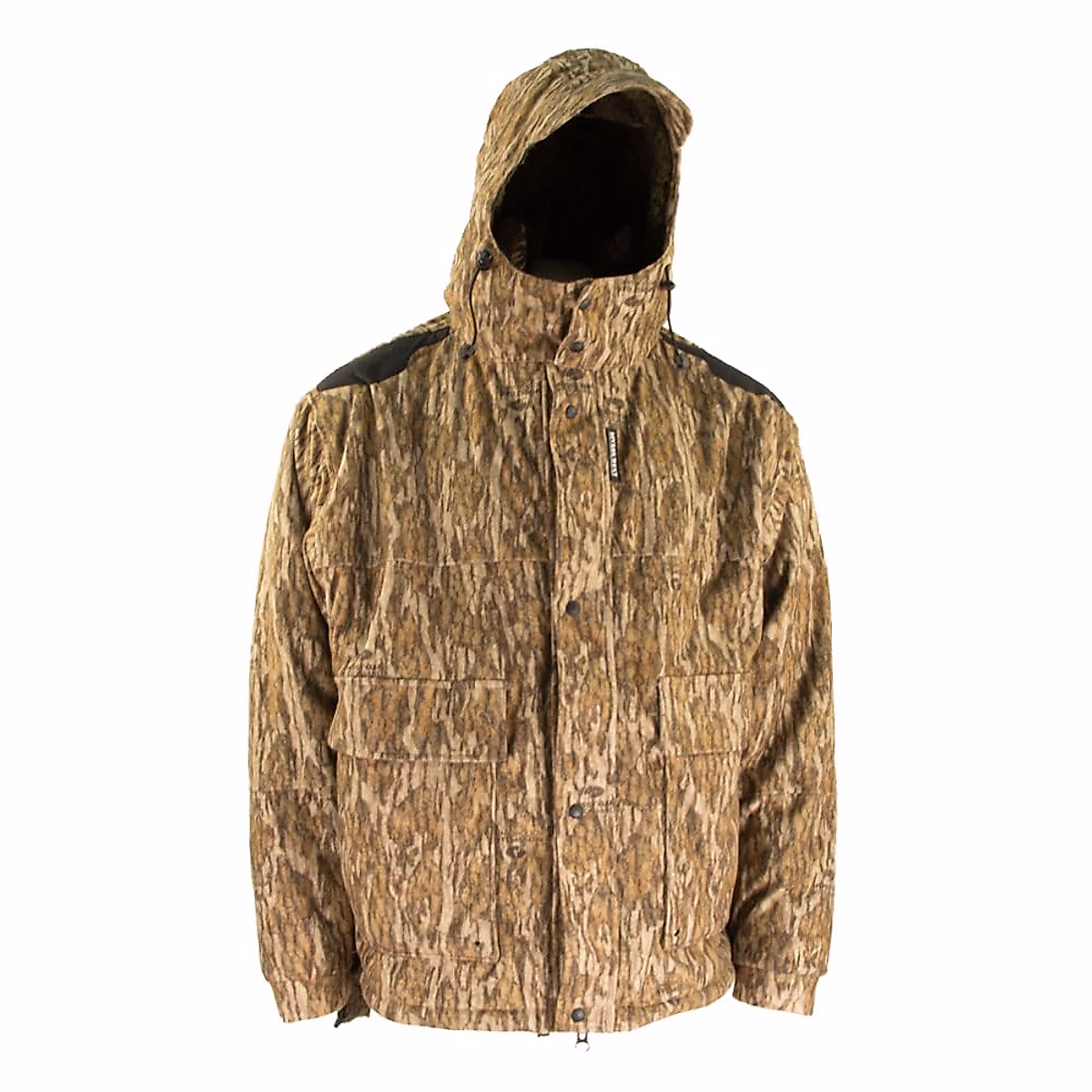Rivers West Men's Hunting Waterproof Ambush Jacket, X-Large, Camo Bottomlands, (5649-BTM-XL)