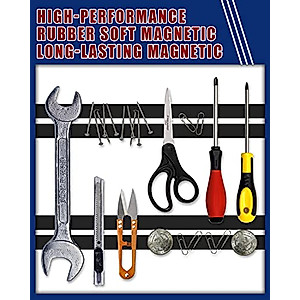 Magnetic Tape 2 Rolls 32ft Magnets with Strong Adhesive Backing Anisotropic Flexible Magnetic Strip(1rolls 16 feet x 1/2" Wide x 1/16" Thick)