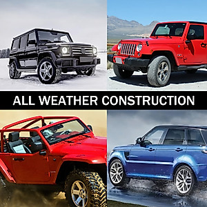 5 Inch Short Car Antenna, Carbon Fiber Car Short Radio Antenna,Suitable for Wrangler JK/JL Chevy Silverado & GMC Sierra/Denali Ford 150 2009-2022 Most Car Models with Removable Antenna (Black)…