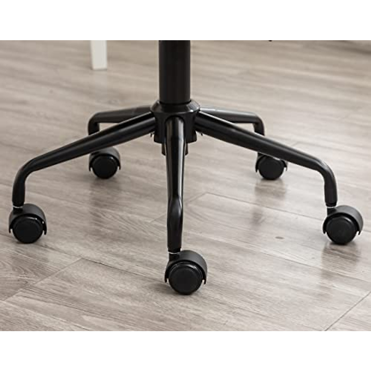 Roundhill Furniture Eldon Diamond Tufted Adjustable Swivel Office Chair, Yellow