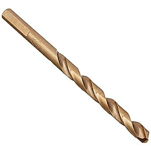 BOSCH CO2141 1-Piece 7/32 In. x 3-3/4 In. Cobalt Metal Drill Bit for Drilling Applications in Light-Gauge Metal, High-Carbon Steel, Aluminum and Ally Steel, Cast Iron, Stainless Steel, Titanium