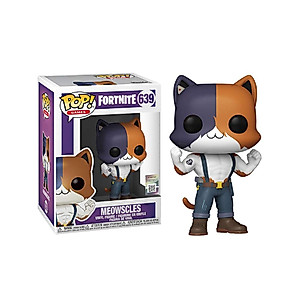 Funko Pop! Games: Fortnite - Meowscles (Bundled with Pop Box Protector Case)