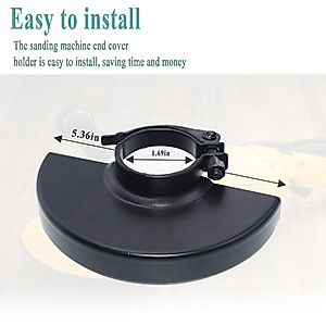 Grinder Guard 5” 125mm Replacement For DEWALT Angle Grinder,for BOSCH MAKITA XAG04T XAG04Z XAG09Z XAG11Z RYOBI METABO,Black(1Pcs)