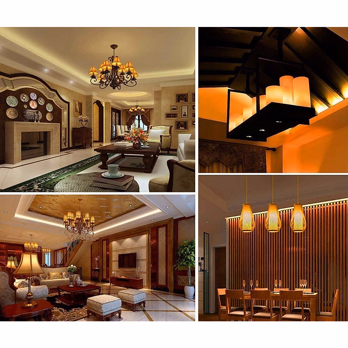 Lxcom Lighting 2W G9 LED Bulb Dimmable Led Corn Light Bulbs(10 Pack)- Led Chandelier Light Bulb Warm White 3000K 20W Halogen Bulb G9 Base Lighting for Chandelier Landscape Lighting,AC110V